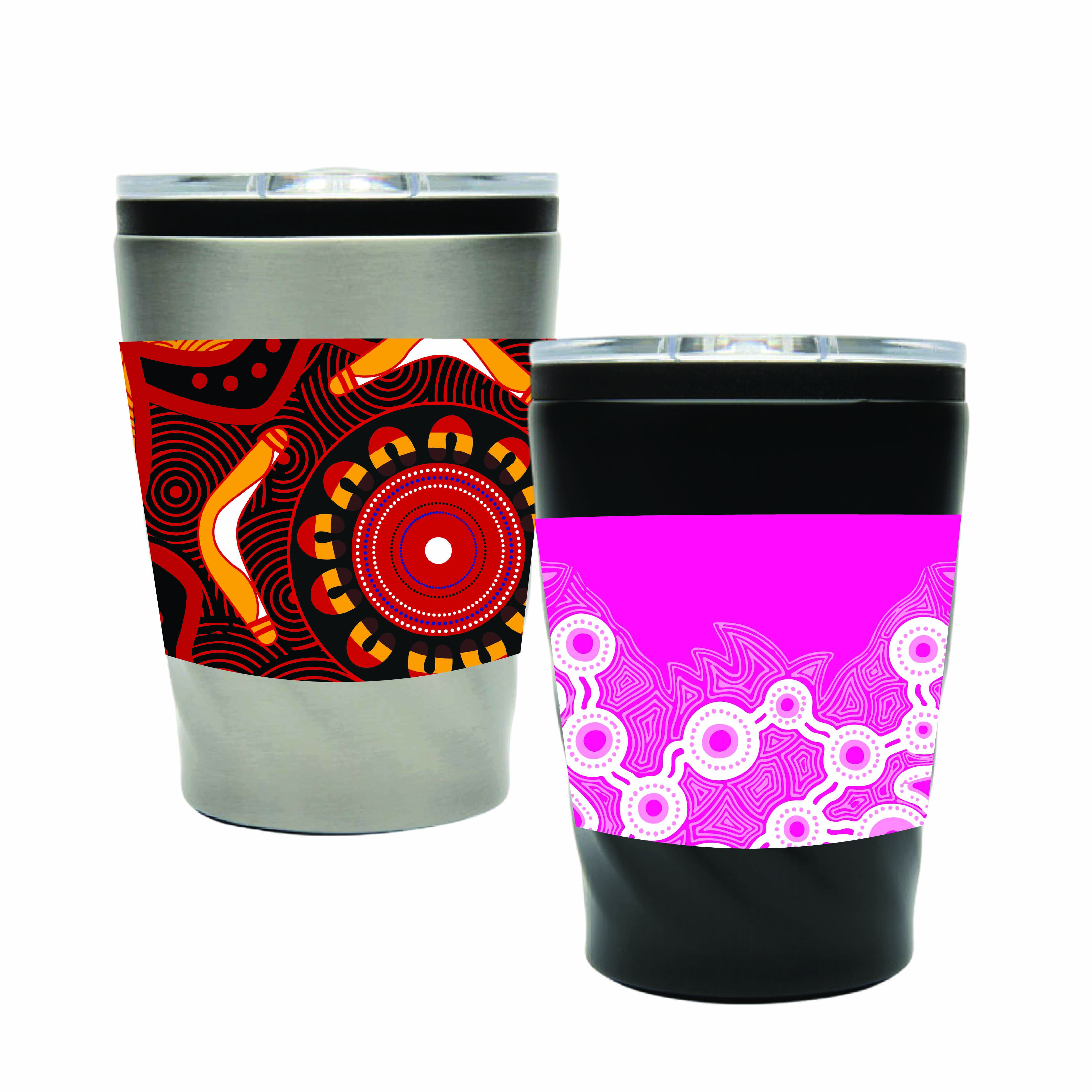 Personalised Custom Aztec Coffee Travel Mugs Full Colour Online Perth ...